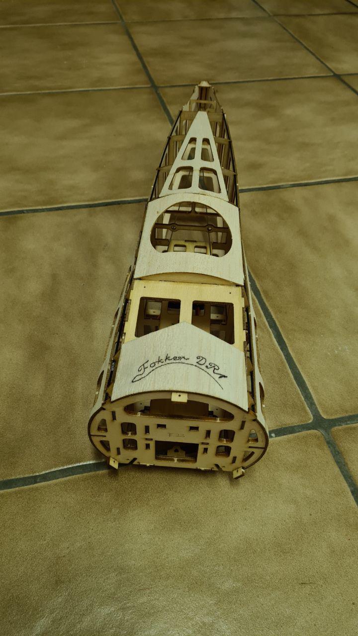 Rumpf vollendet | Fokker E3 (#2) | Aerohabit.at